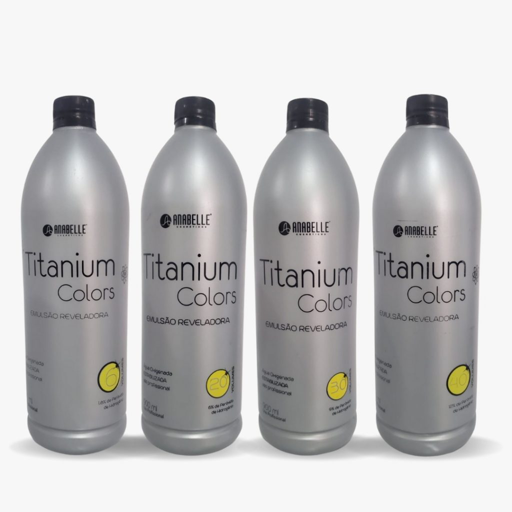 Emulsão Cremosa Titanium Color de 10 vol 900ml Anabelle. - Jacks Cosméticos